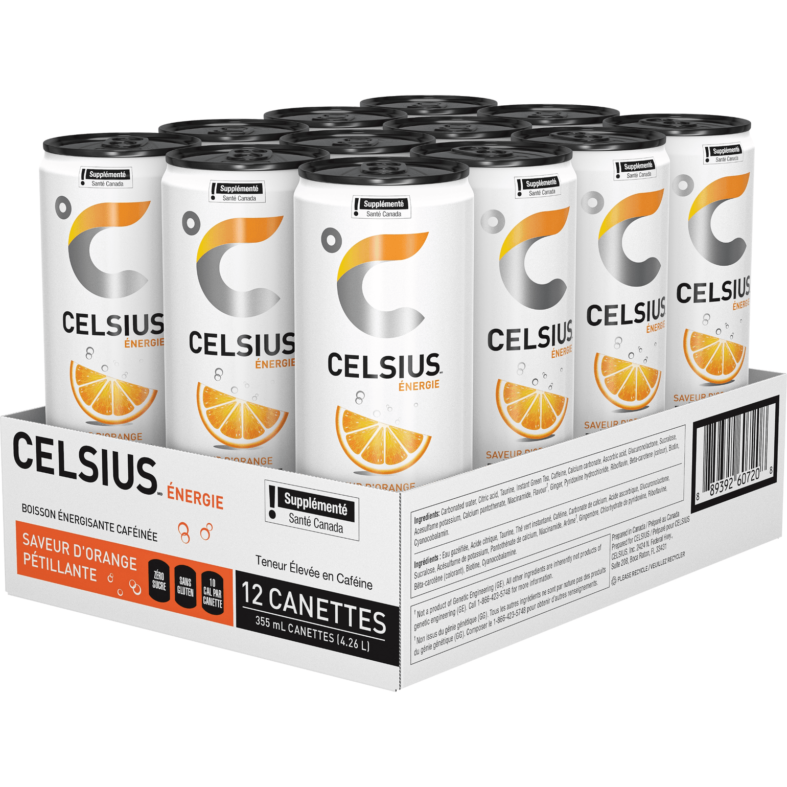 Celsius - Boisson Énergisante 355mL (12x) – Shop Santé
