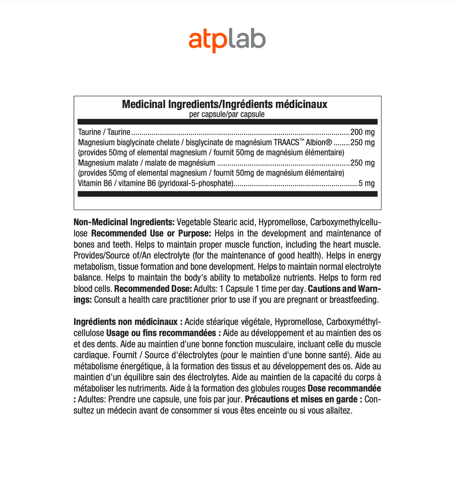 ATP Lab - Synermag - 90 capsules – Shop Santé