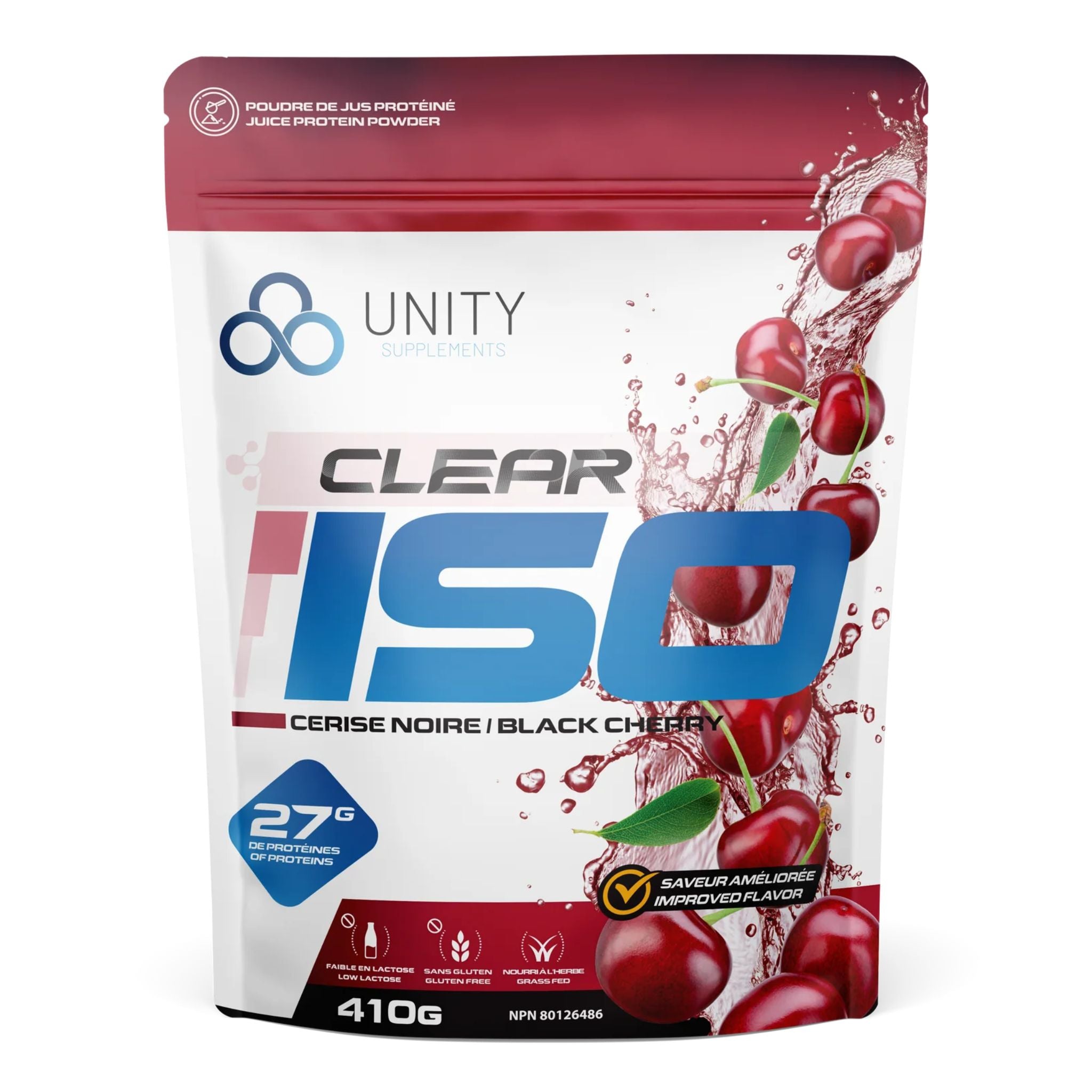 Unity Supplement - Clear ISO - 410g – Shop Santé