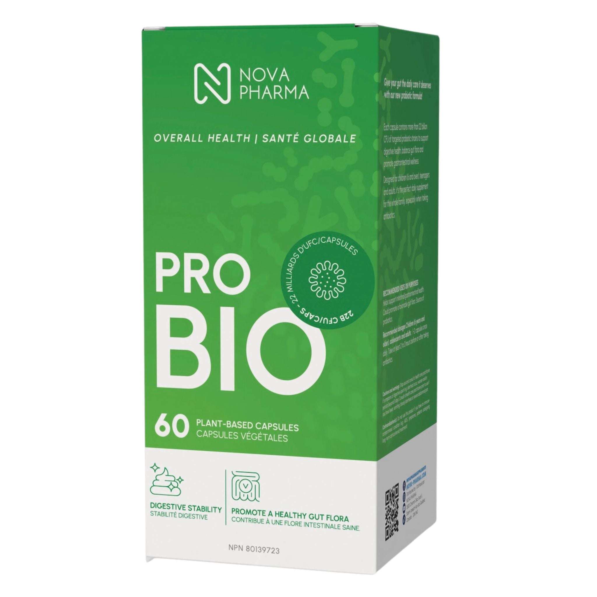 Nova Pharma - Probio - 60 capsules – Shop Santé