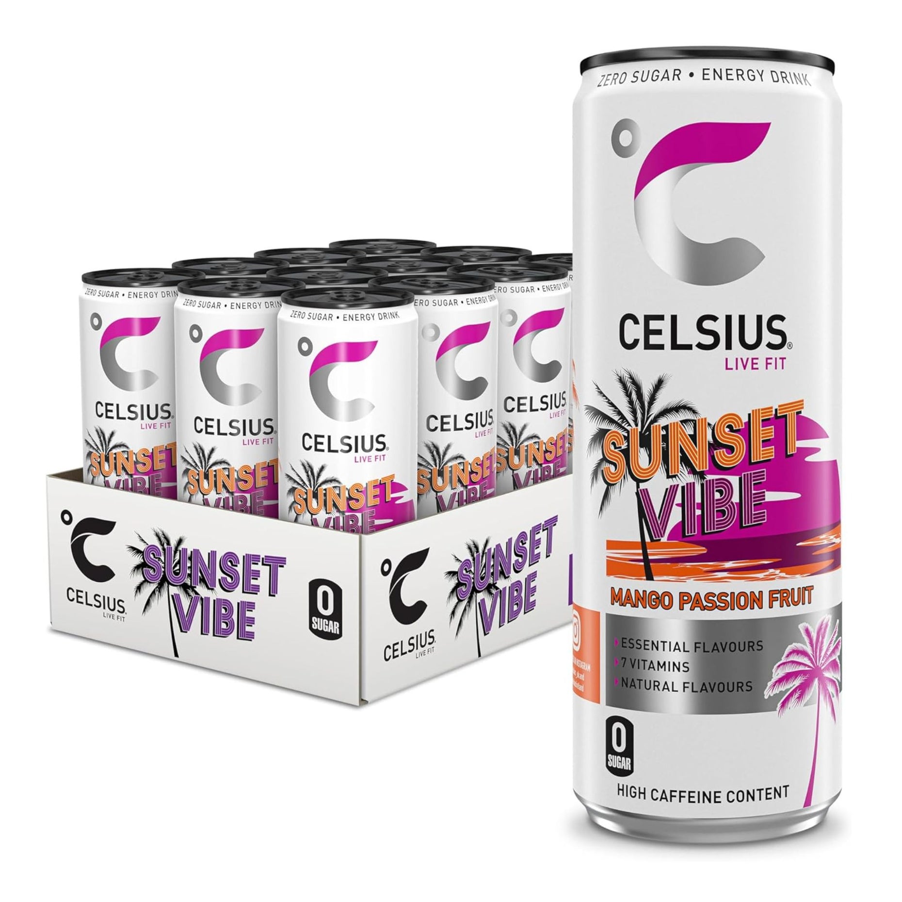 Celsius - Boisson Énergisante - 355mL (12x) – Shop Santé