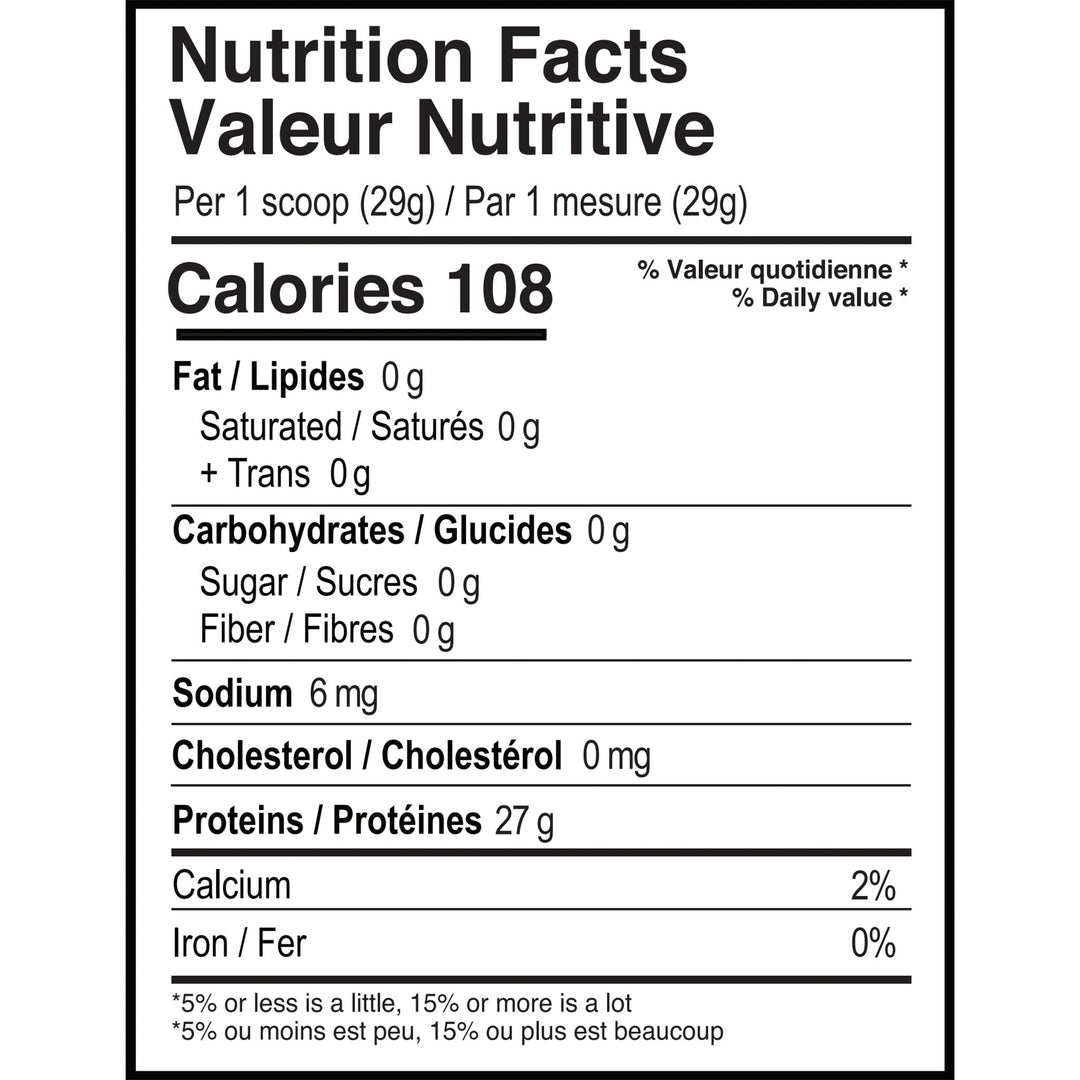 Believe - Transparent Isolate 4lb – Shop Santé