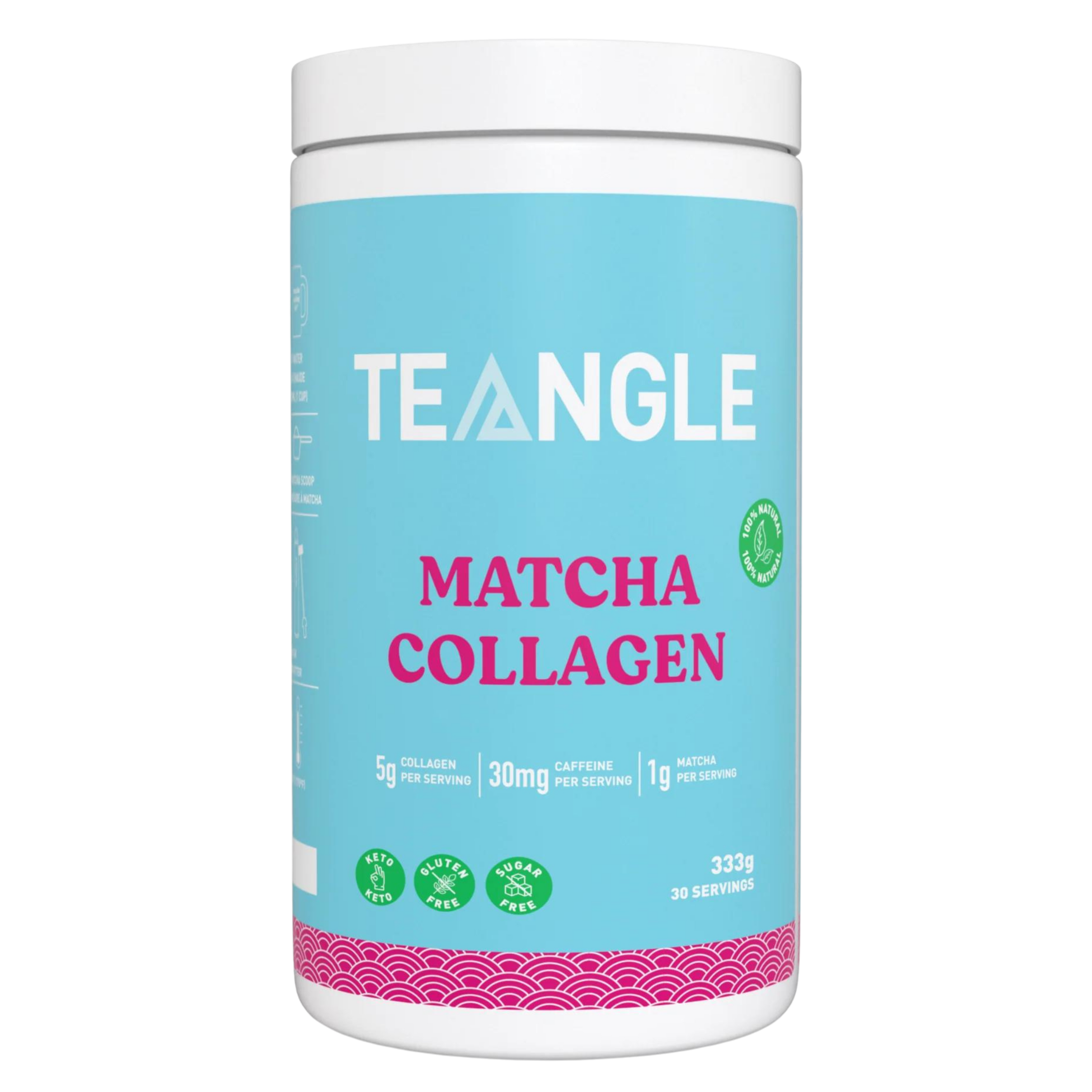 Teangle - Matcha Collagène 333g - 411g – Shop Santé